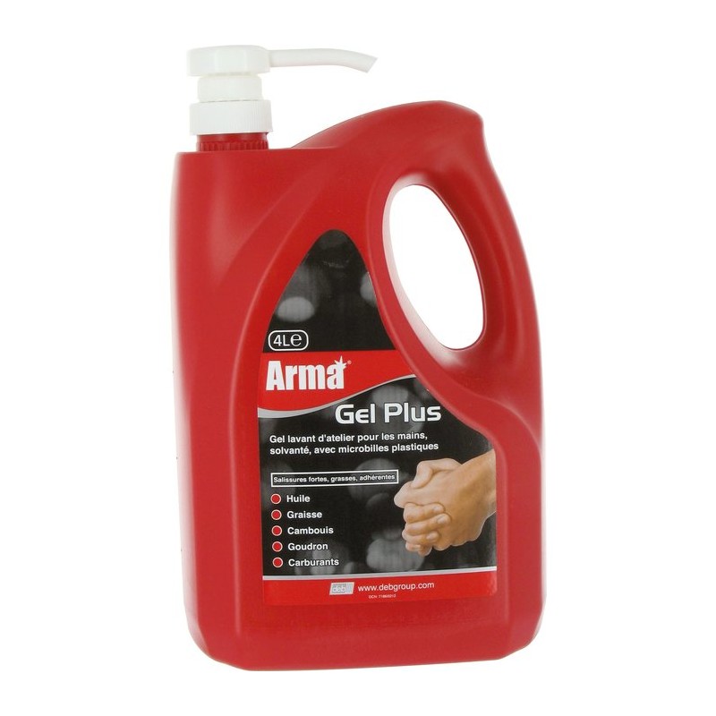 Savon gel microbilles Arma - Flacon pompe 4 l - Arma