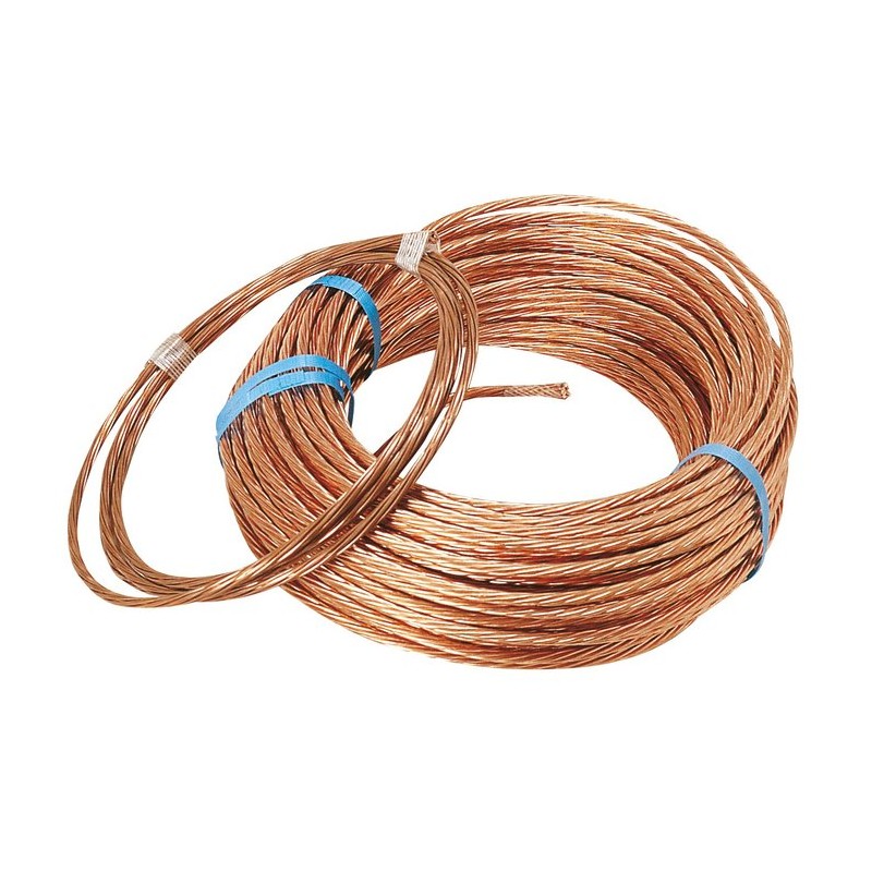 Câble de terre - 25 mm² - Dhome - L. 50 m