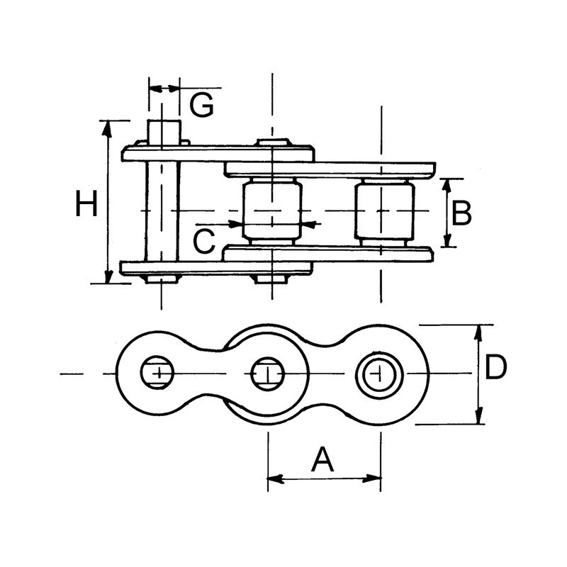 CHAINE SEDIS ASA 50 1M