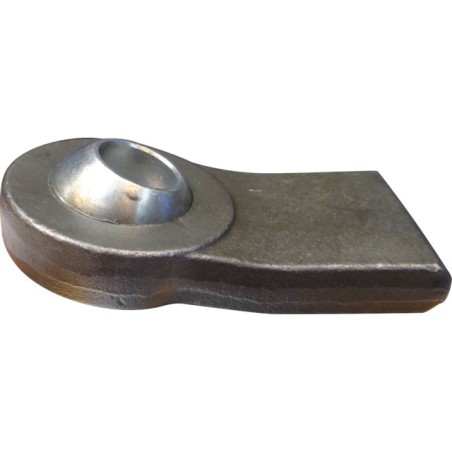 ROTULE PLATE A SOUDER LONGUE COUDEE CAT2 28 MM